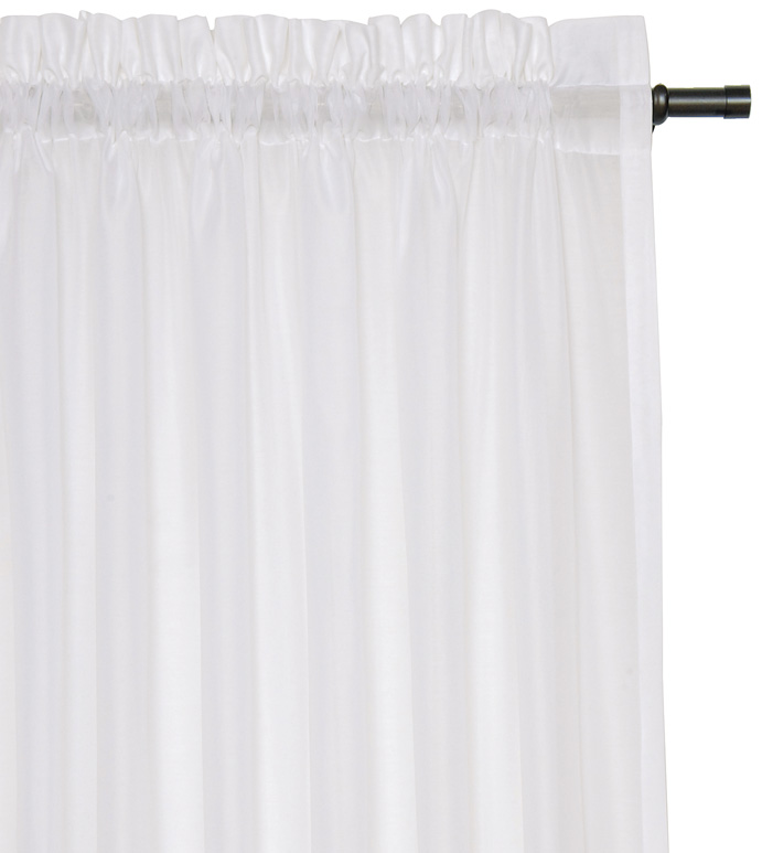 SADLER WHITE CURTAIN PANEL - Eastern Accents