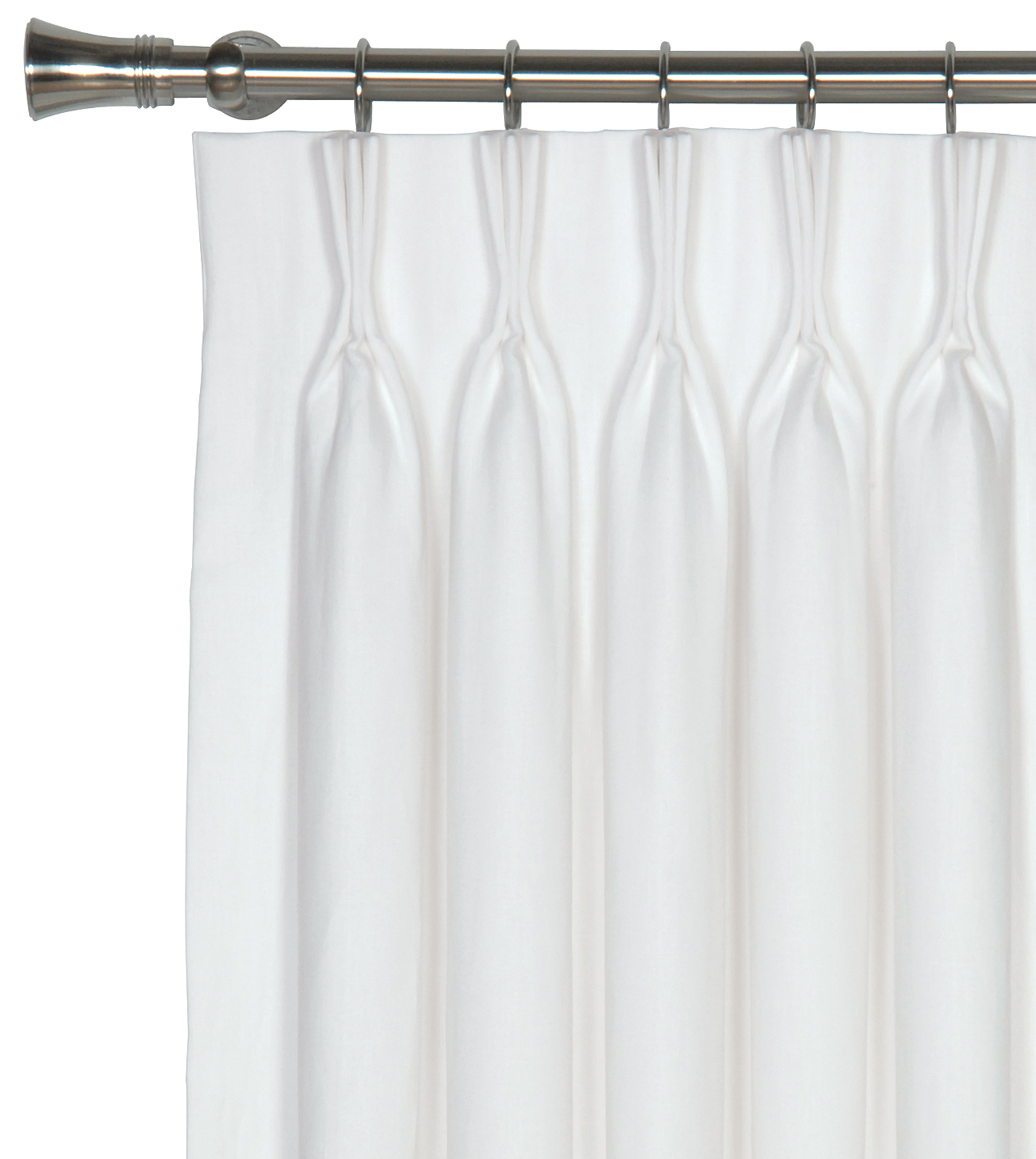 Luxury Bedding by Eastern Accents - BREEZE WHITE CURTAIN PANEL
