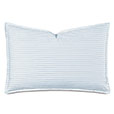 Blass Ticking Queen Sham In Sky | Eastern Accents