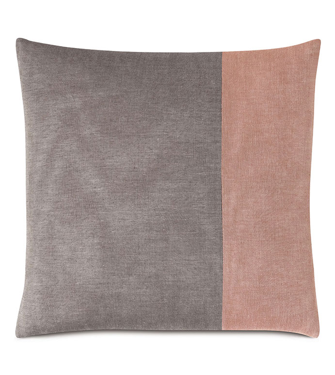 Fossil Color Block Decorative Pillow | Eastern Accents