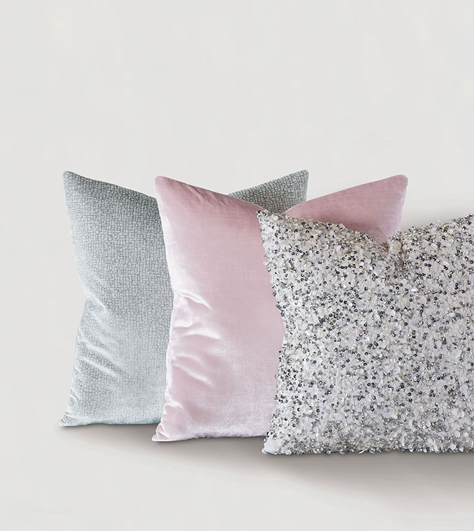 Downing Textured Decorative Pillow | Eastern Accents