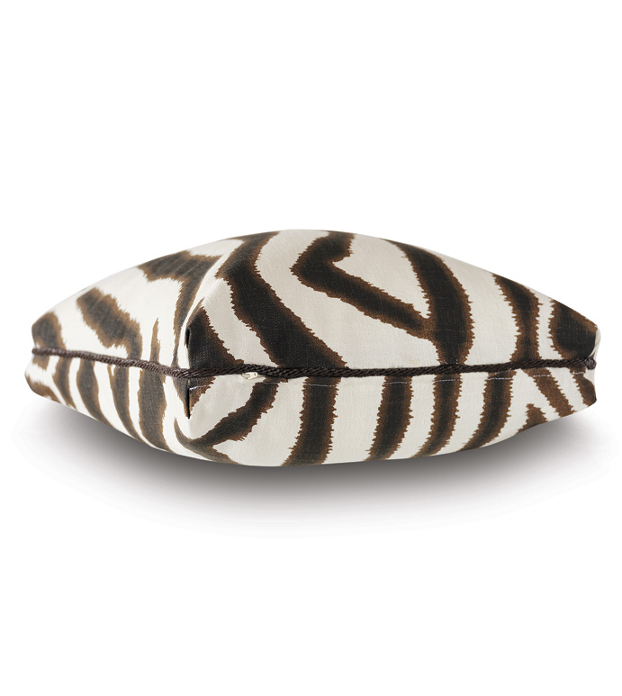 Tanzania Zebra Print Decorative Pillow | Eastern Accents