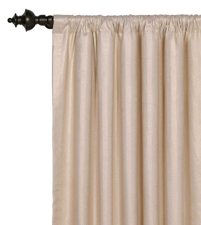 Bardot Metallic Curtain Panel | Eastern Accents