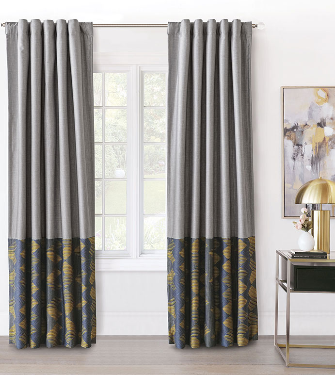 Elektra Colorblock Curtain Panel | Eastern Accents