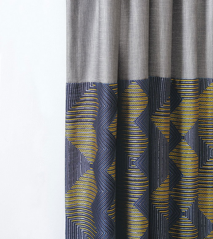 Elektra Colorblock Curtain Panel | Eastern Accents