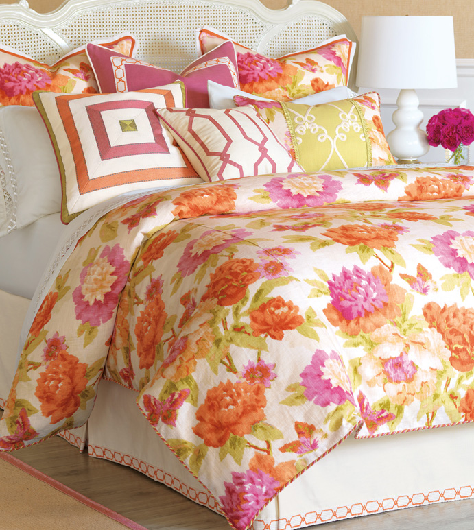 Caroline Azalea Duvet Cover | Eastern Accents
