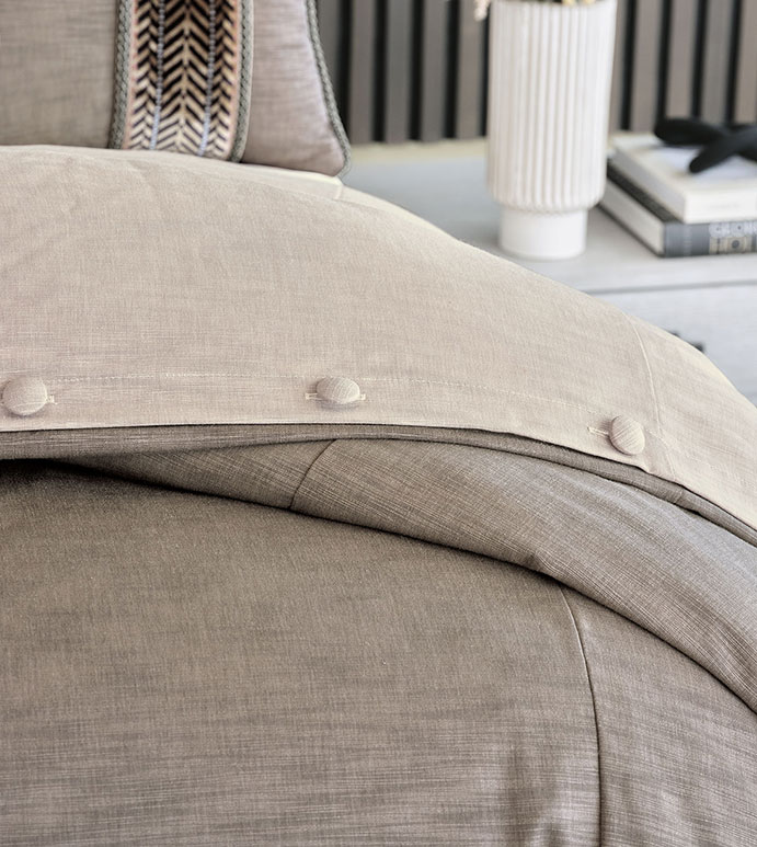 Talena Woven Cord Duvet Cover | Eastern Accents