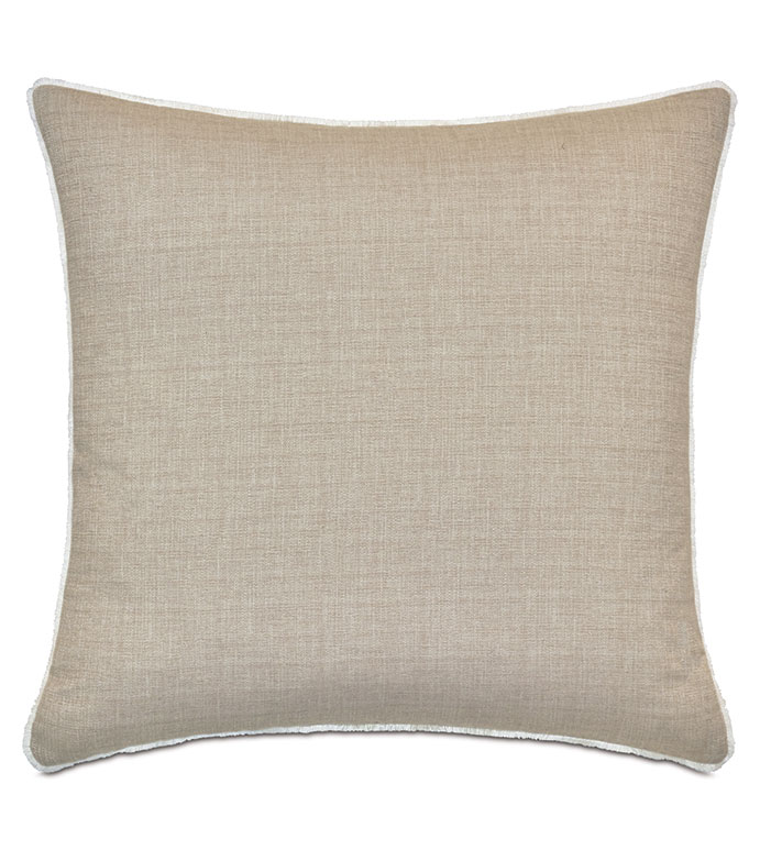 Aldrich Brush Fringe Euro Sham | Eastern Accents