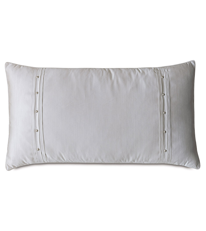 Lucent Silver King Sham | Eastern Accents