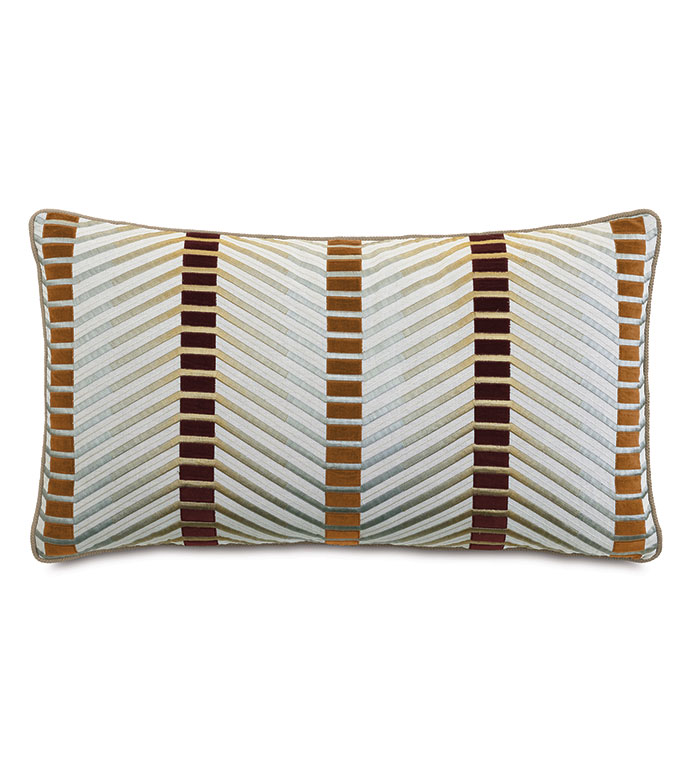 Rufus Embroidered King Sham | Eastern Accents