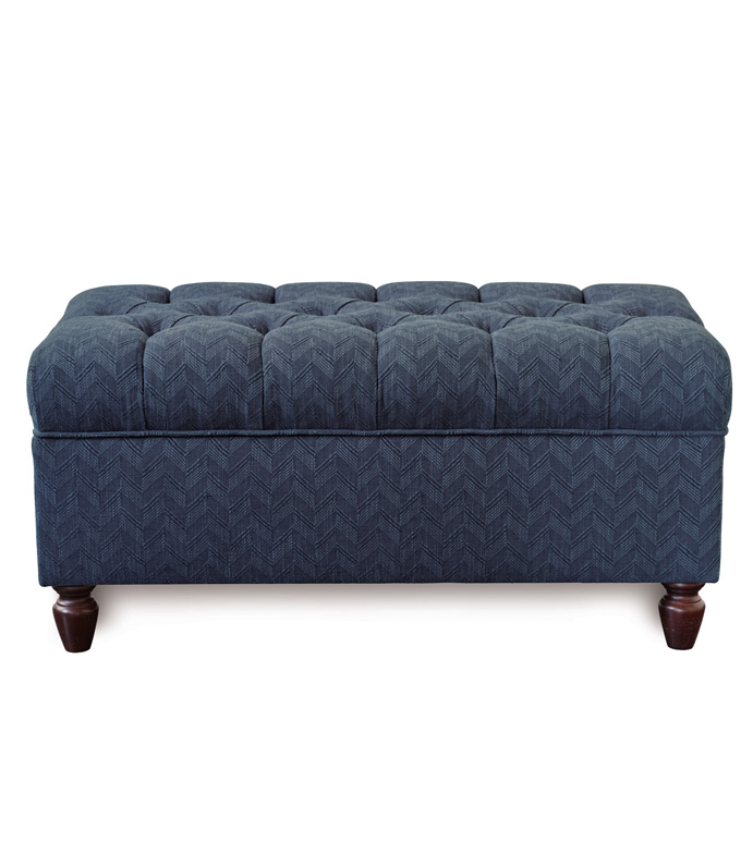 Pax Denim Storage Chest | Eastern Accents