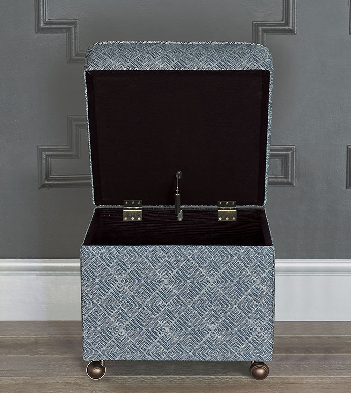 Saya Storage Ottoman | Eastern Accents