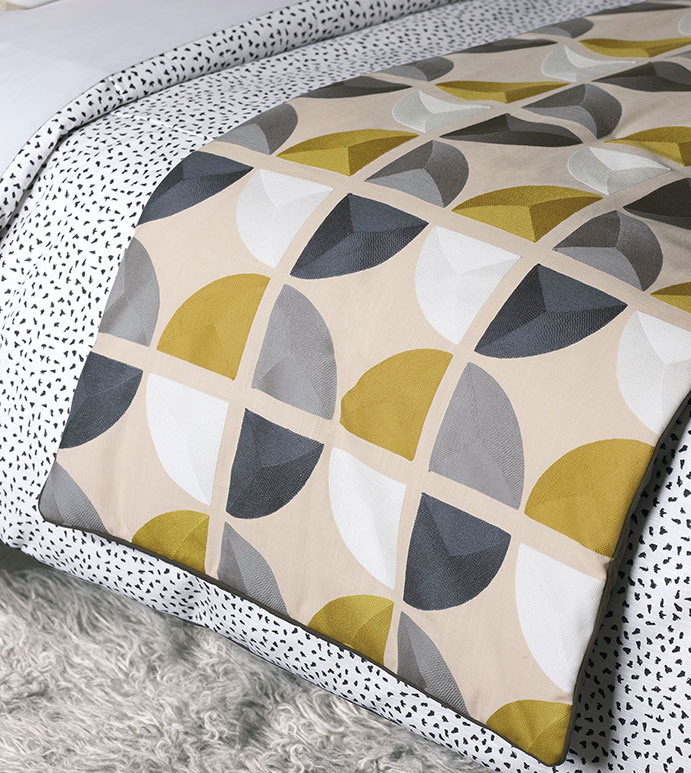 Camden Embroidered Bed Scarf | Eastern Accents