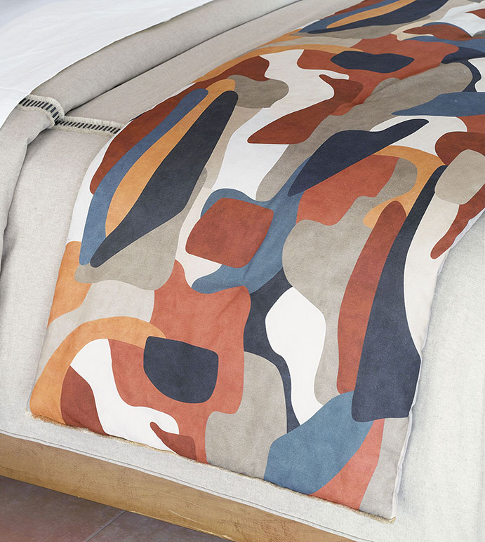 Moab Abstract Bed Scarf | Eastern Accents