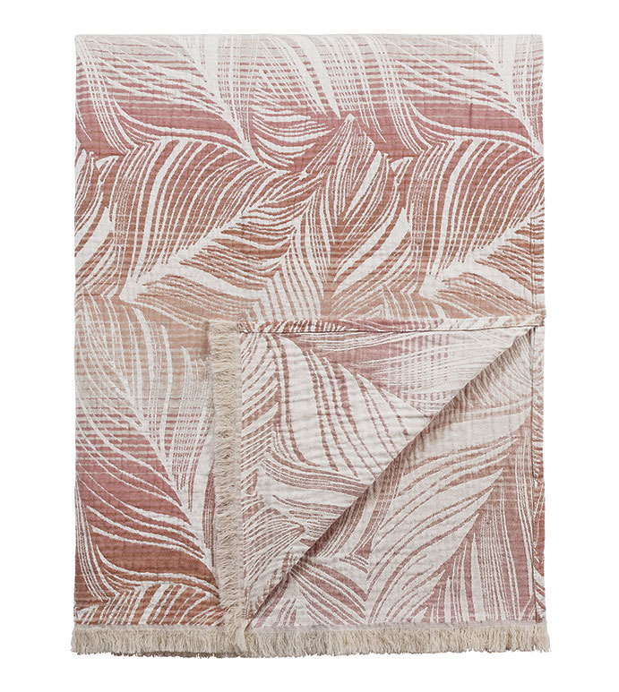 Captiva Throw In Salmon | Eastern Accents