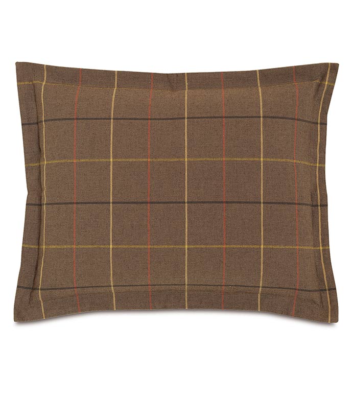 Donoghue Brown Standard Sham | Eastern Accents