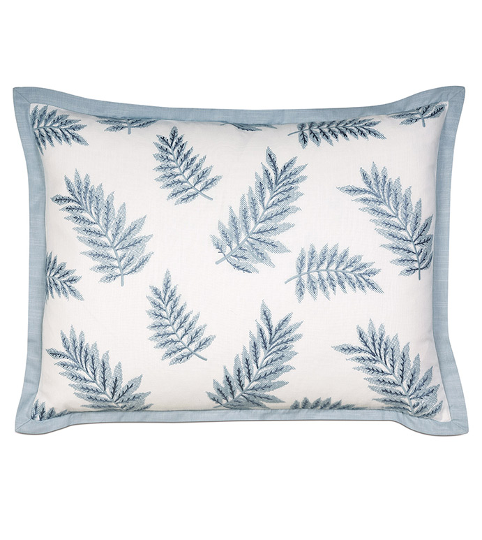 Penelope Embroidered Standard Sham | Eastern Accents