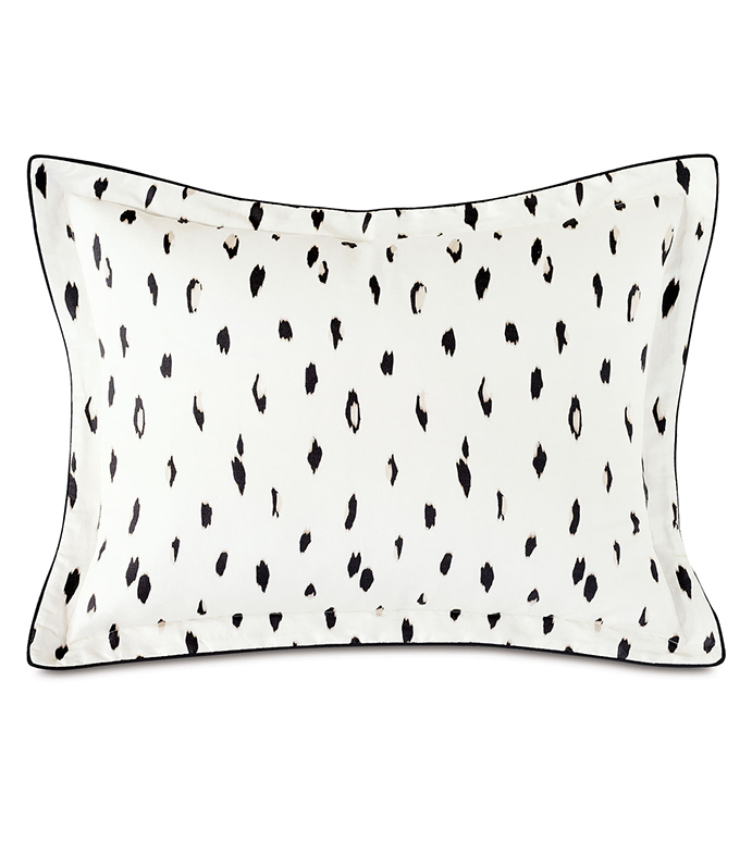 Maddox Animal Print Standard Sham | Eastern Accents