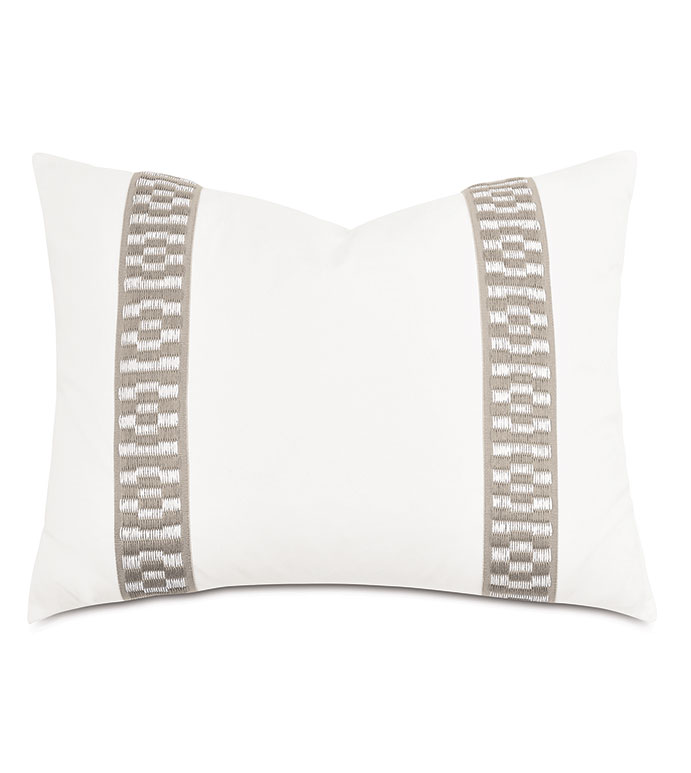 Junonia Embroidered Standard Sham | Eastern Accents