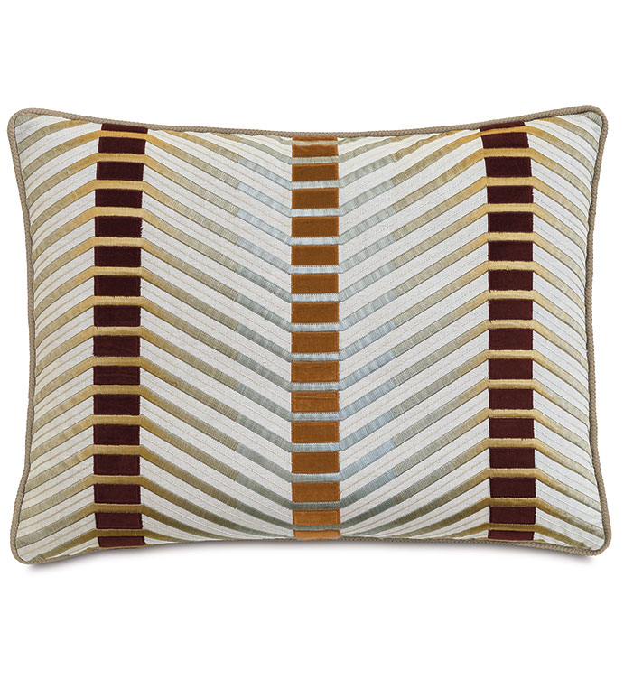 Rufus Embroidered Standard Sham | Eastern Accents