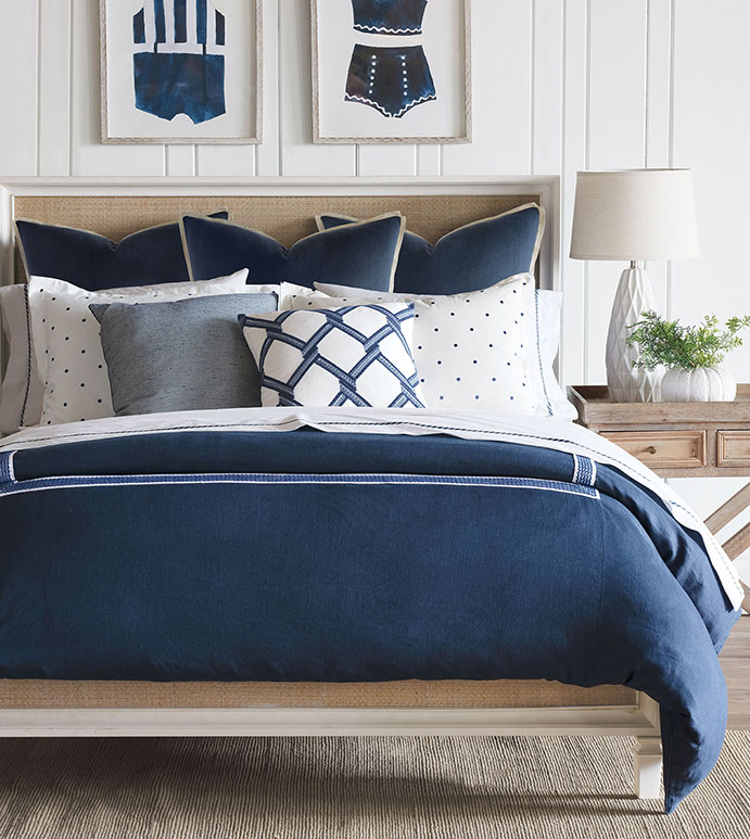 Lodi Linen Euro Sham | Eastern Accents