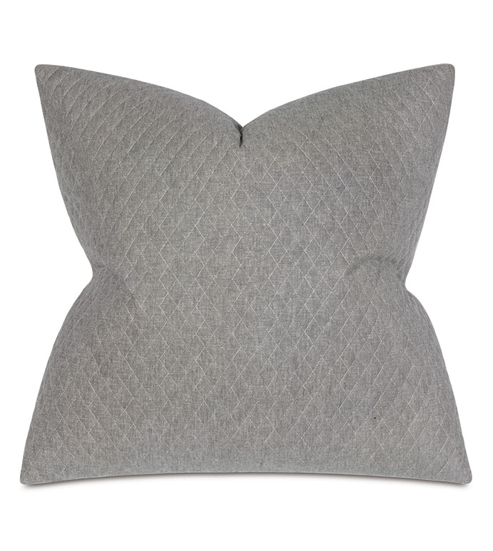 Ridge Quilted Euro Sham | Eastern Accents