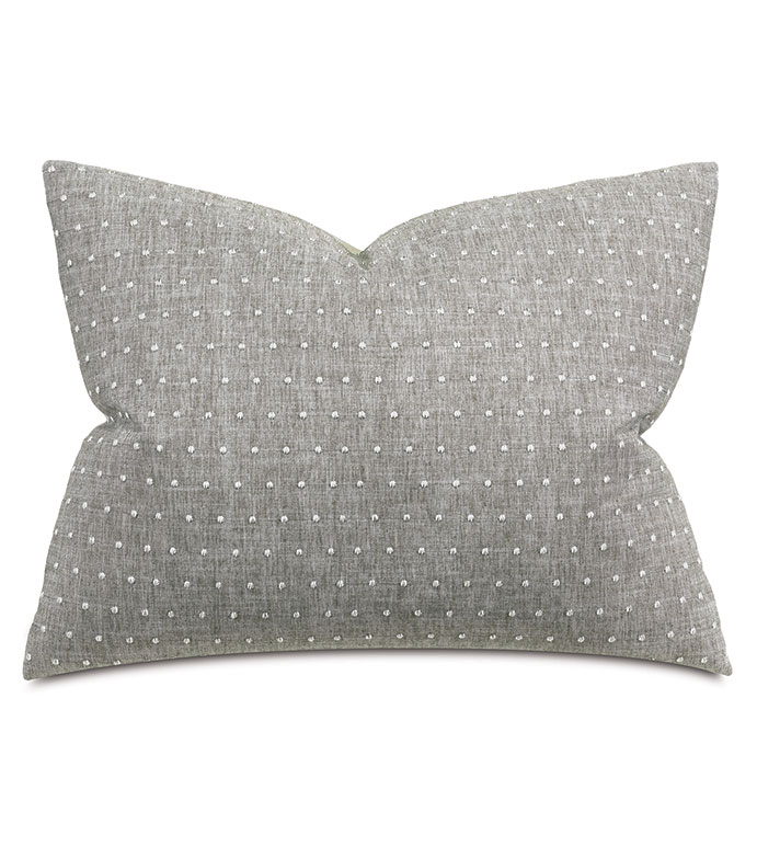 Clearview Dotted Standard Sham | Eastern Accents