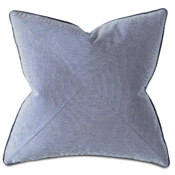 Capri Mitered Decorative Pillow | Eastern Accents