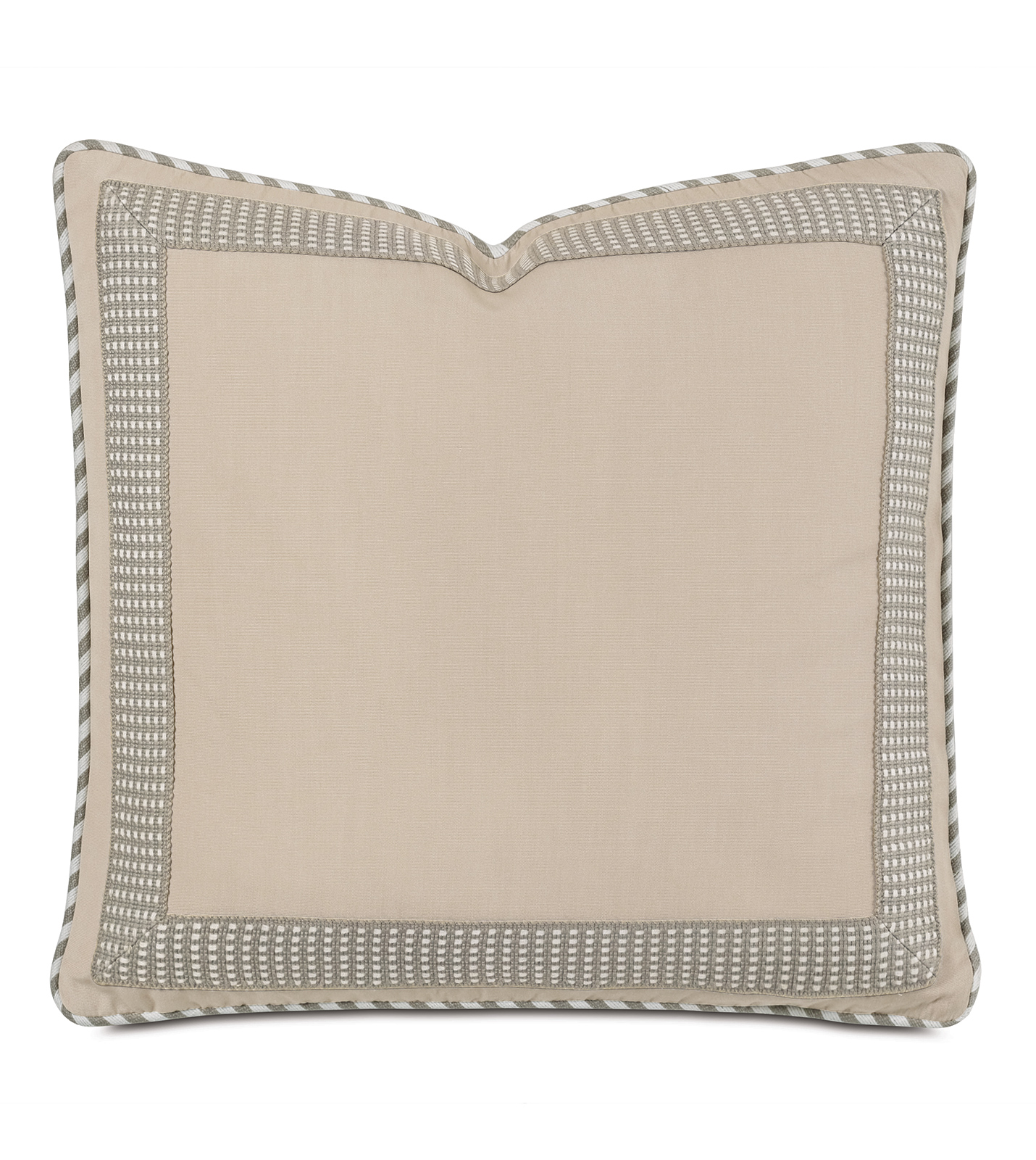 Wicking Woven Border Decorative Pillow | Eastern Accents