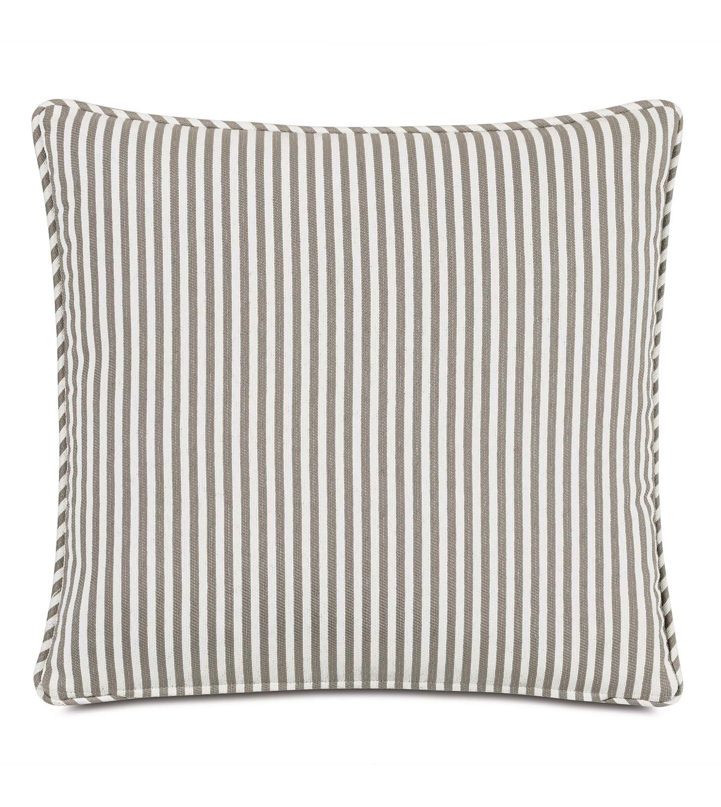 Wicking Woven Border Decorative Pillow | Eastern Accents