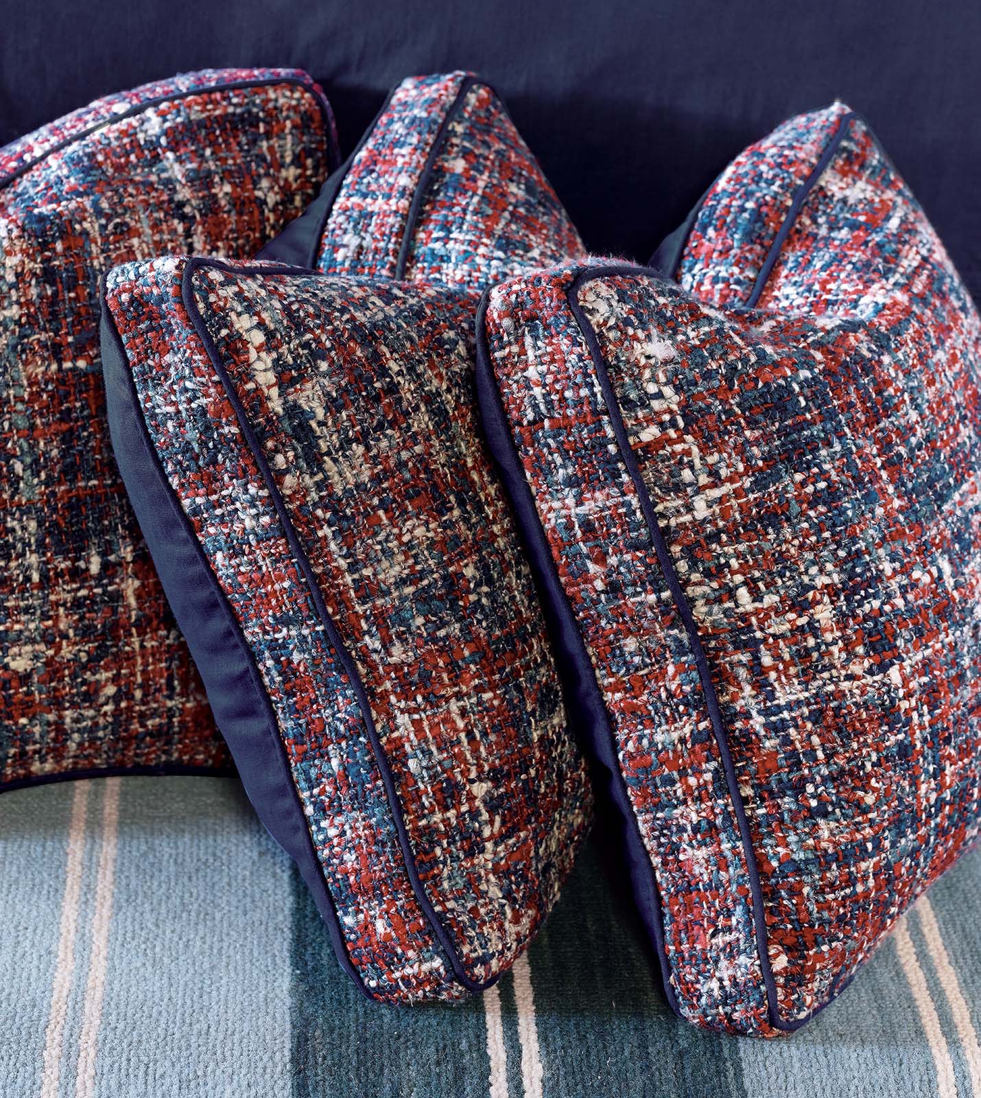 Newport Textured Boxed Pillow | Eastern Accents