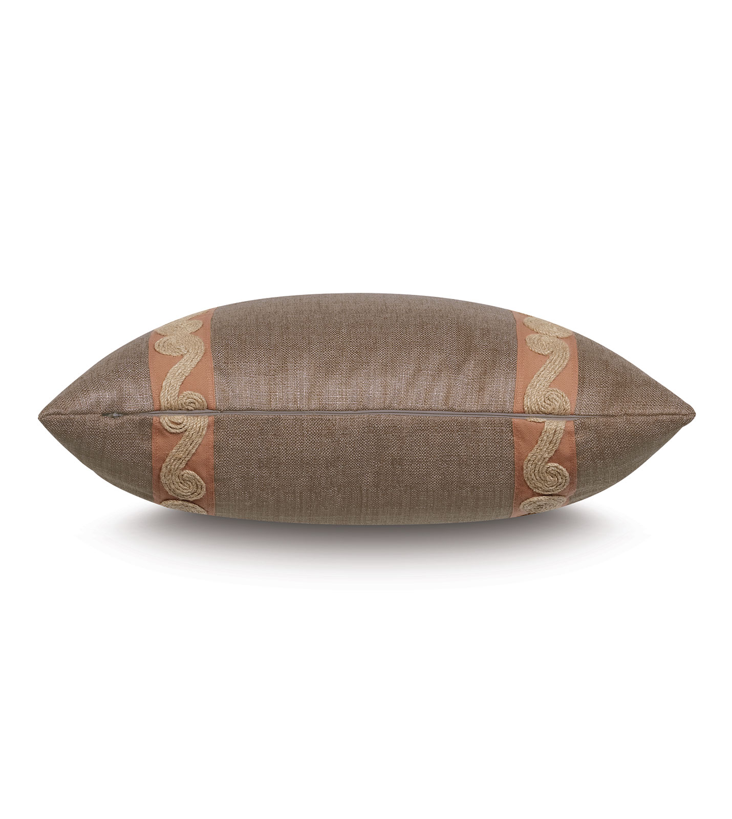 Salazar Jute Twist Decorative Pillow In Mocha | Eastern Accents