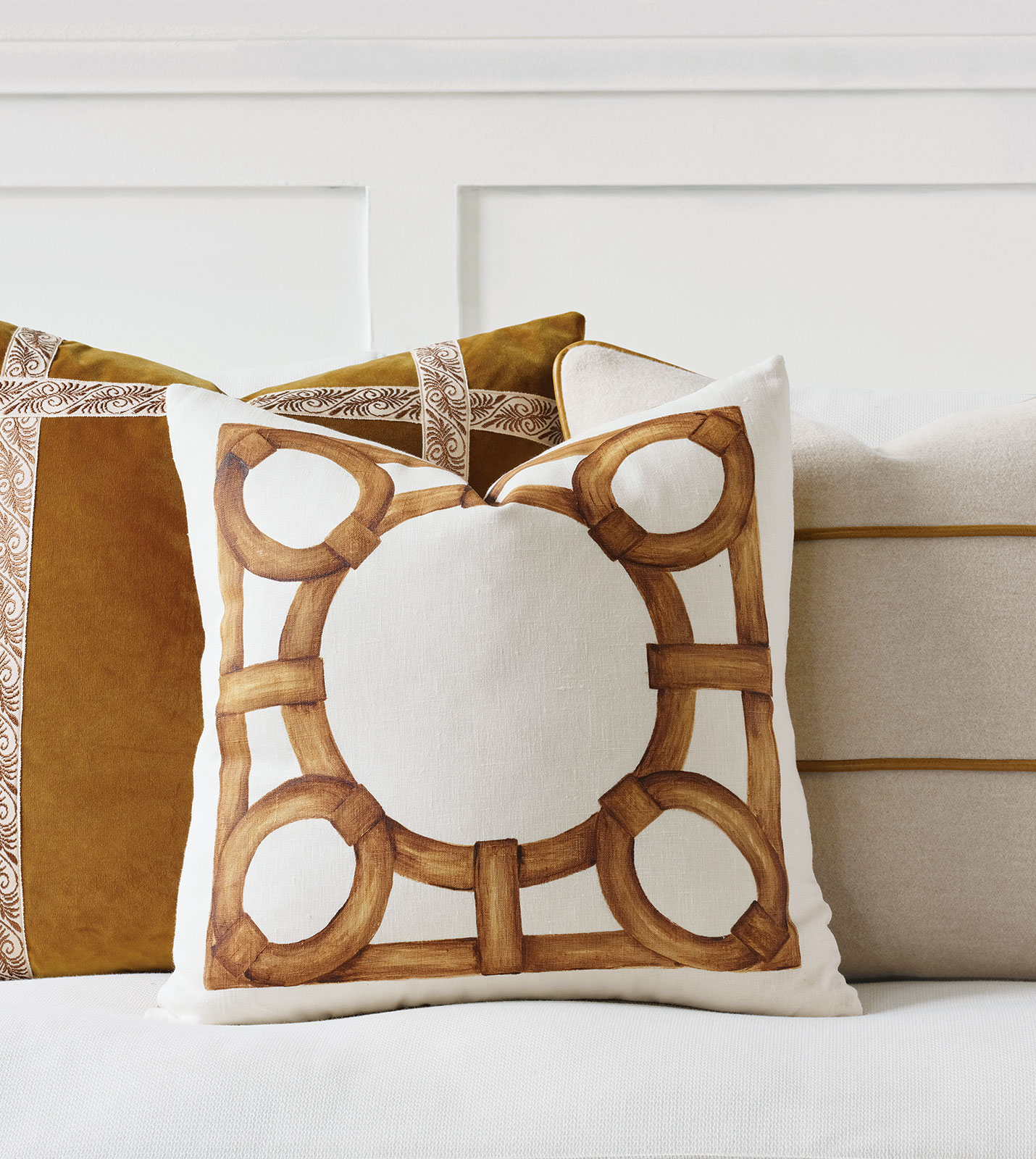 Dublin Welt Decorative Pillow | Eastern Accents