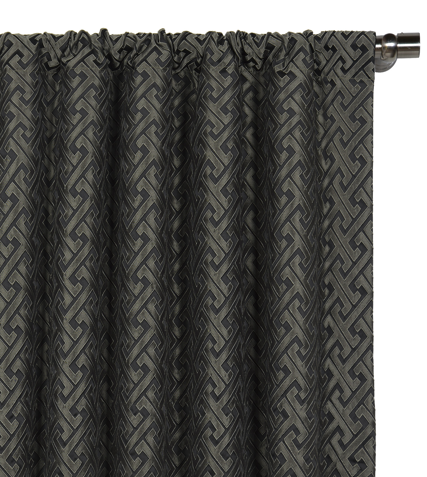 Roscoe Graphite Curtain Panel | Eastern Accents