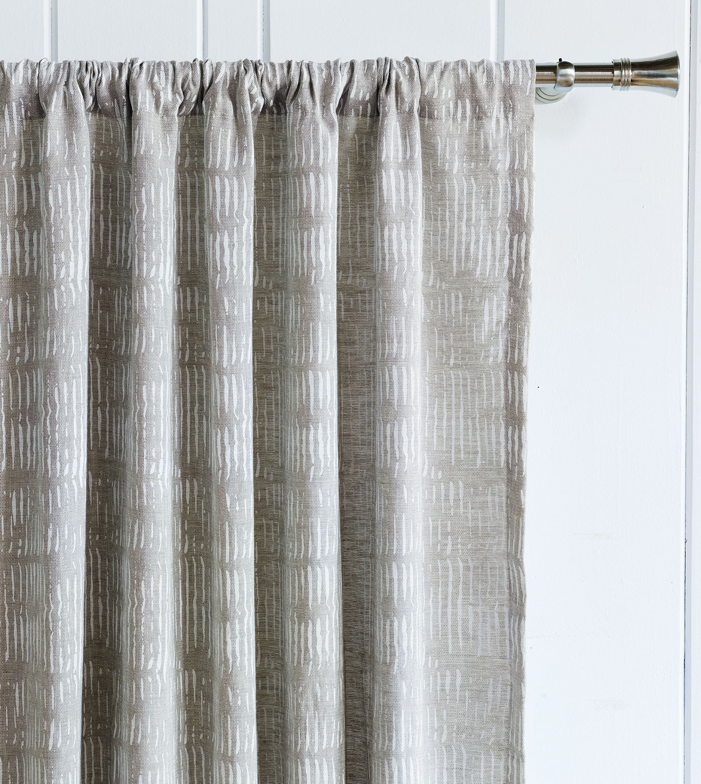 Persea Broken Stripe Curtain Panel | Eastern Accents