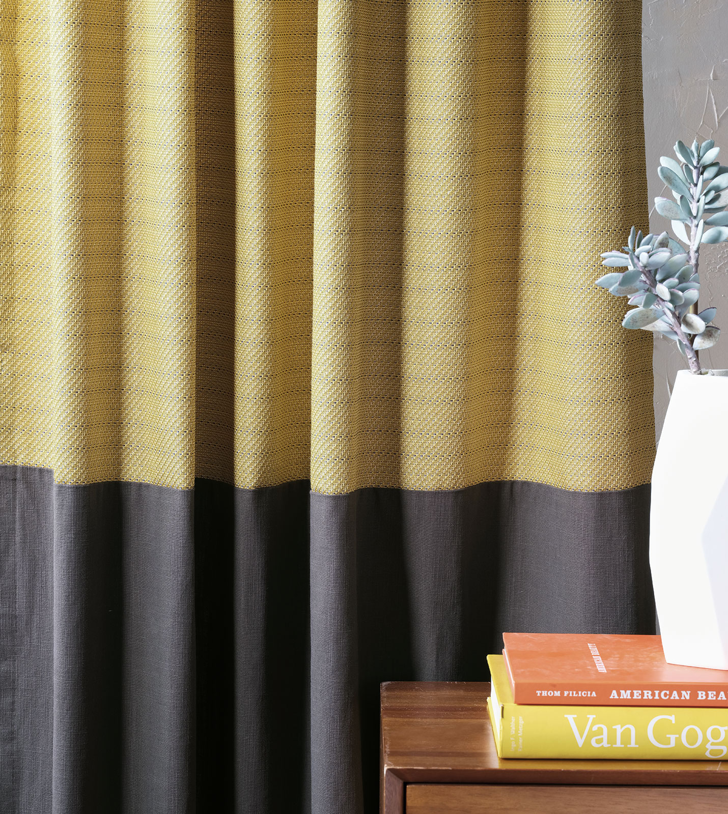 Camden Color Block Curtain Panel | Eastern Accents