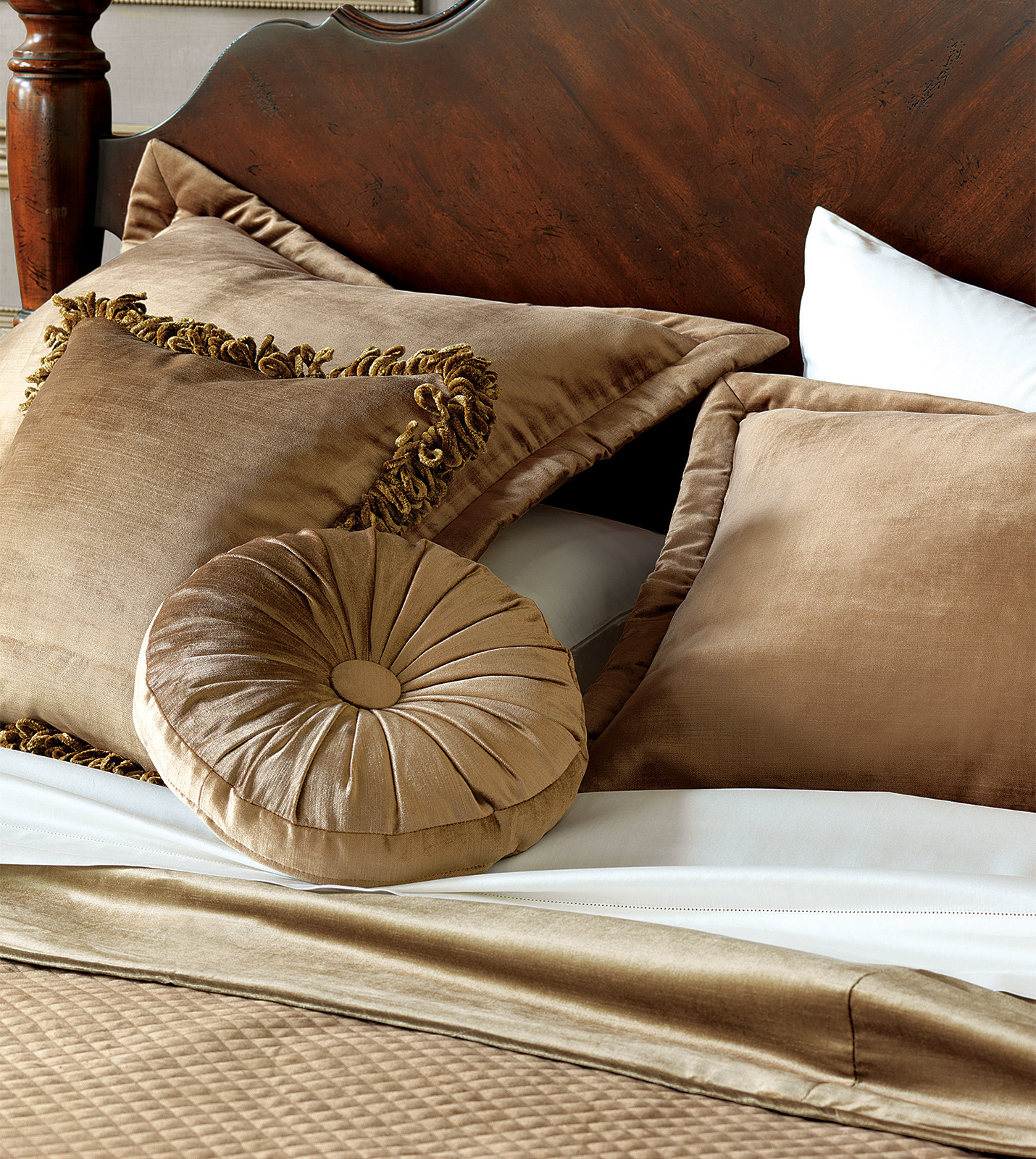 Reuss Gold Coverlet | Eastern Accents