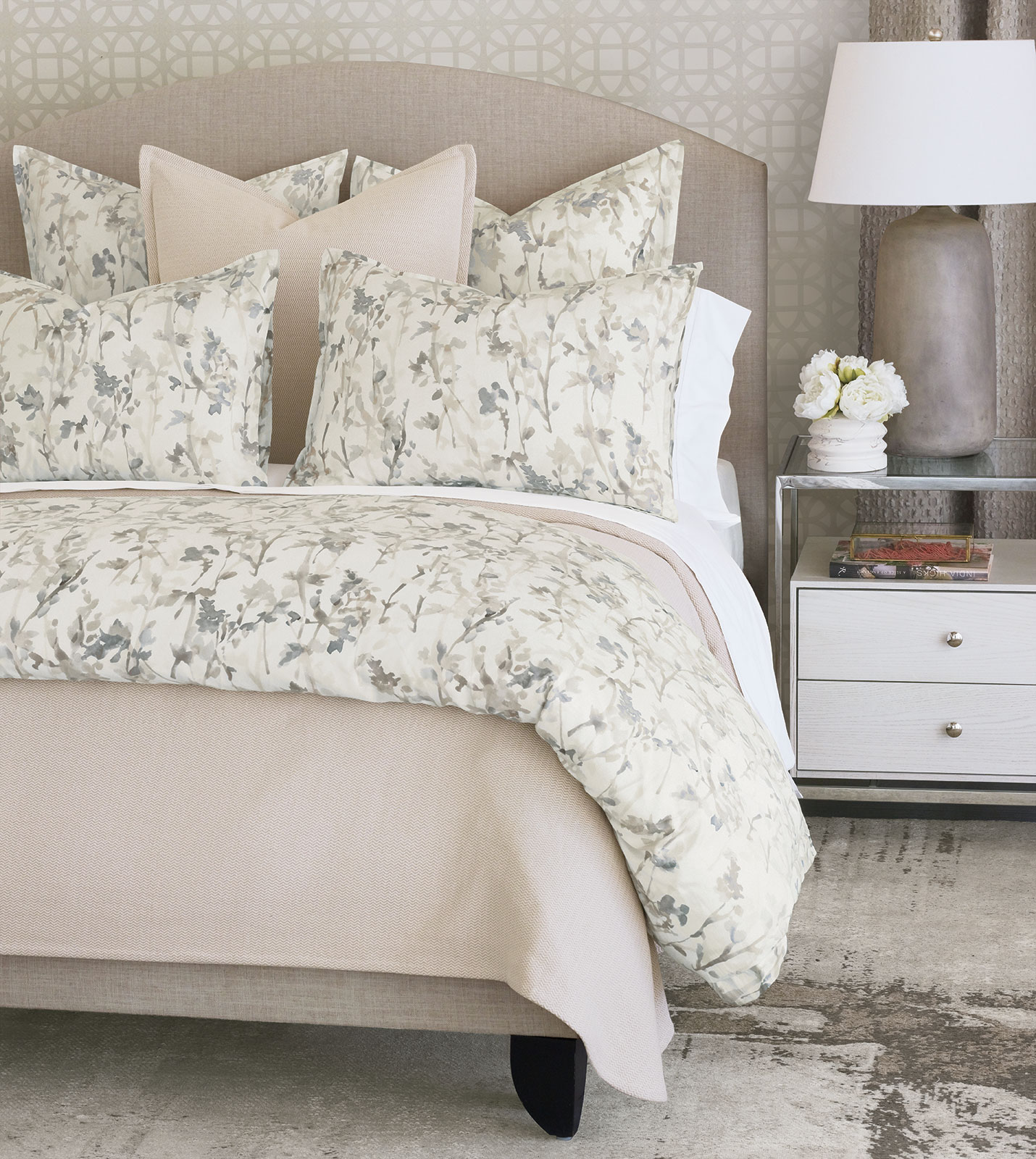 Philomena Petite Chevron Coverlet | Eastern Accents