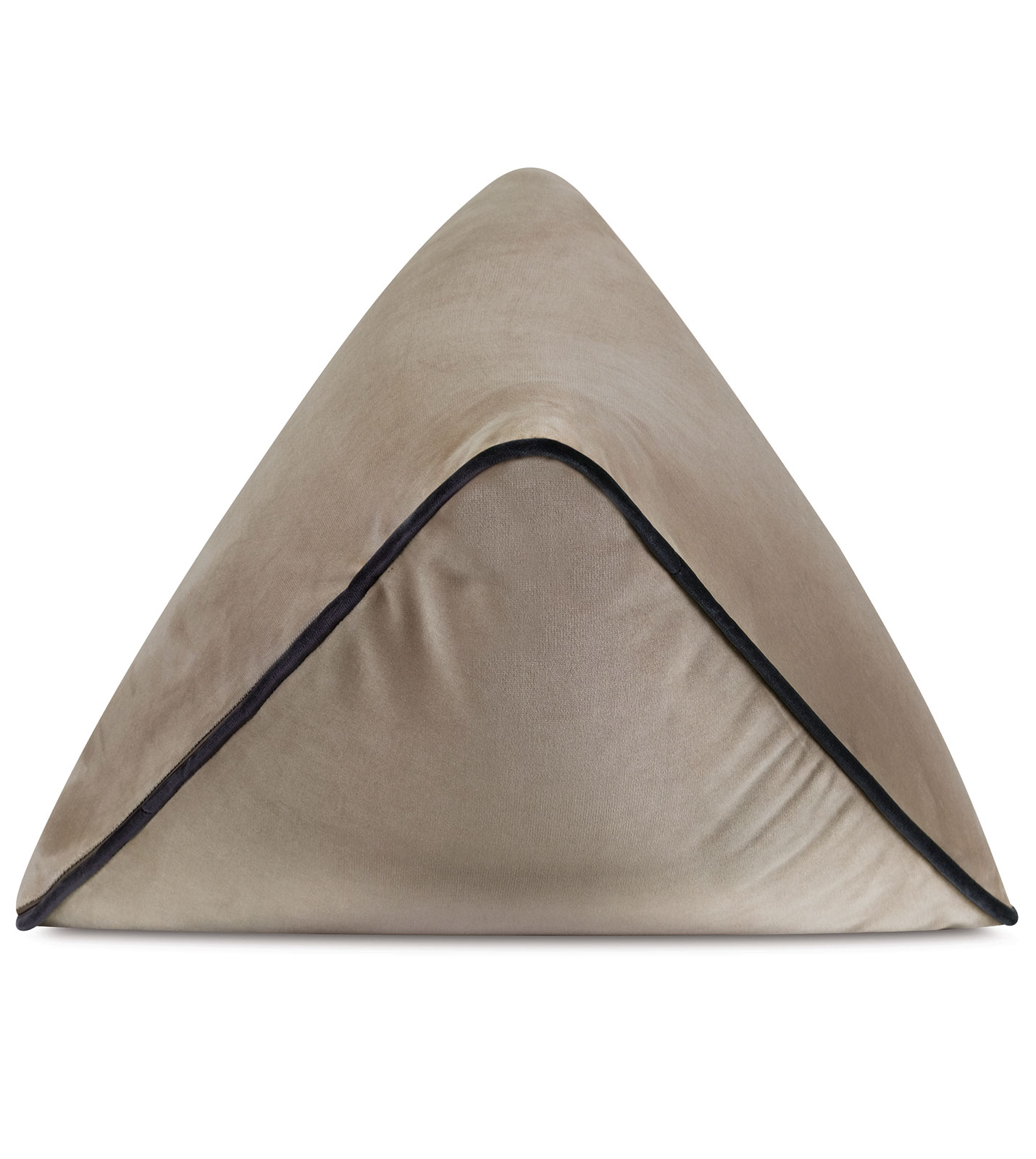 Uma Pyramid Decorative Pillow In Khaki | Eastern Accents
