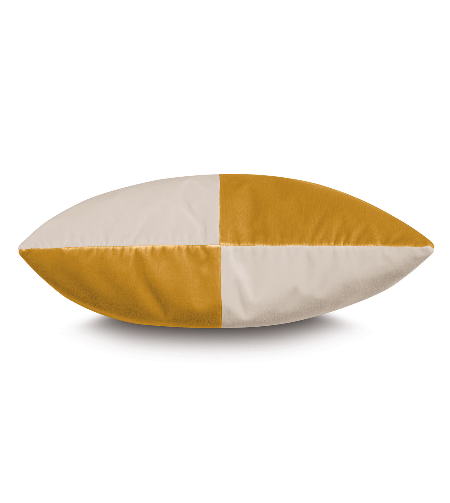 Uma Colorblock Decorative Pillow In Mustard | Eastern Accents