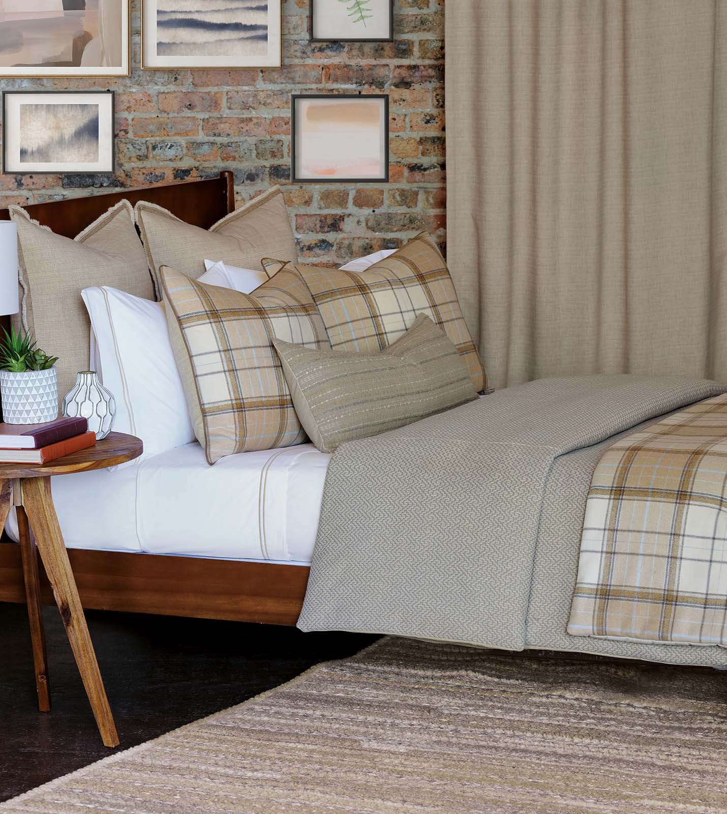 Aldrich Plaid Standard Sham | Eastern Accents