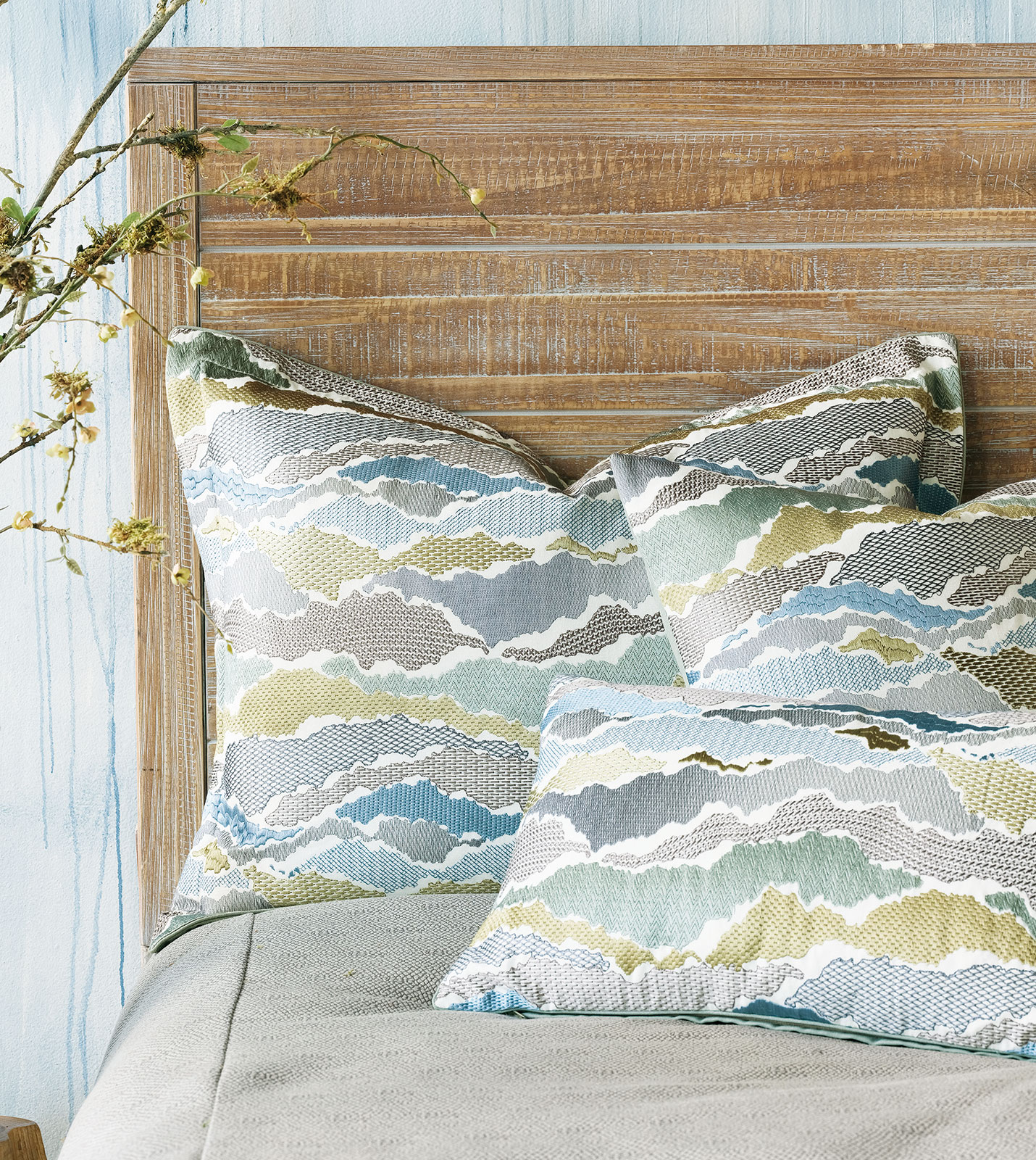 Zephyr Embroidered Standard Sham | Eastern Accents