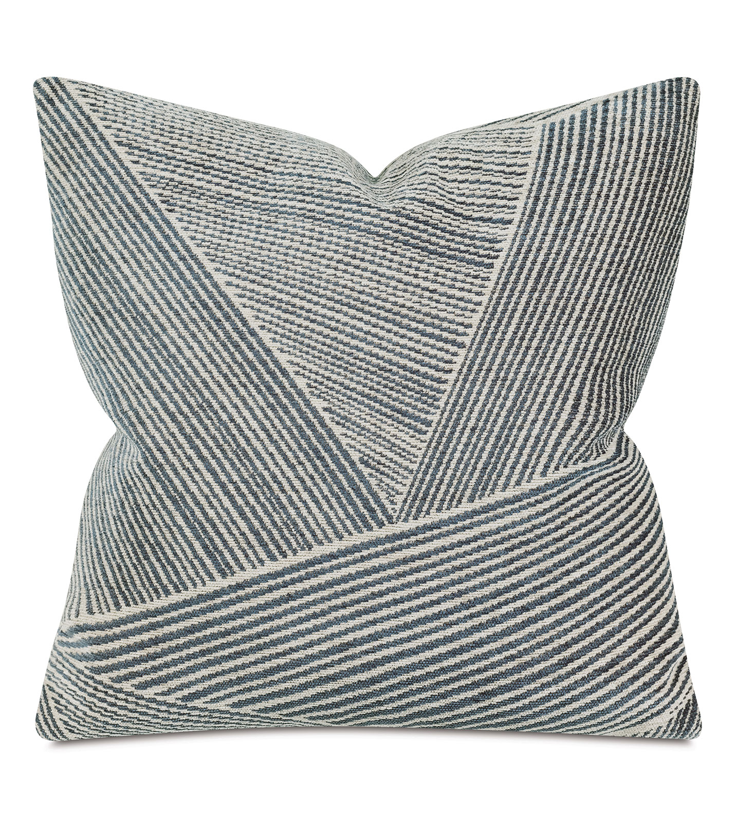 Bezel Multidirectional Stripe Decorative Pillow | Eastern Accents